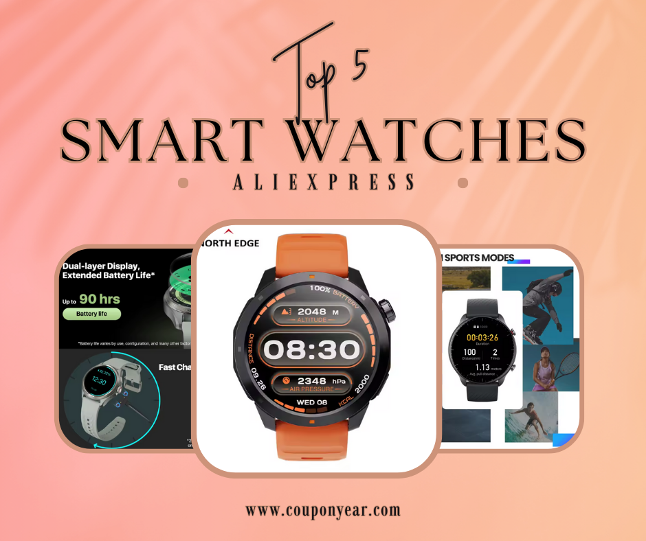 TOP 5 BEST Smart Watches on AliExpress 2025
